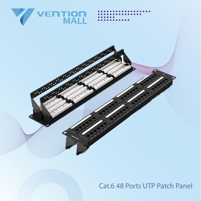 Jual VENTION NETWORK PATCH PANEL GIGABIT ETHERNET LAN RJ45 WALL ...