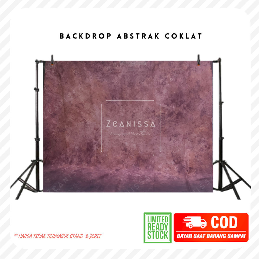 Jual Background Backdrop Latar Layar Studio Foto abstrak coklat 3x2 ...
