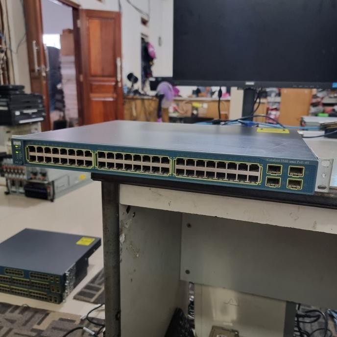 Jual Cisco WS-C3560-48PS-S Catalyst 3560 48-Port POE 4Sfp Managed ...