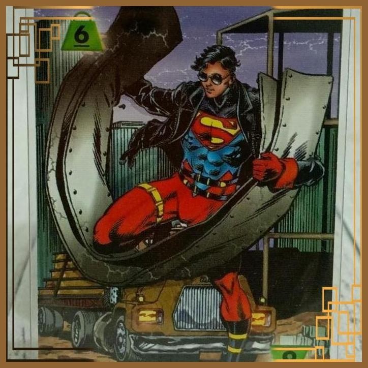 Jual [WDE] 1996 KARTU DC COMICS FLEER OVER POWER SUPERBOY (POWER CARD ...
