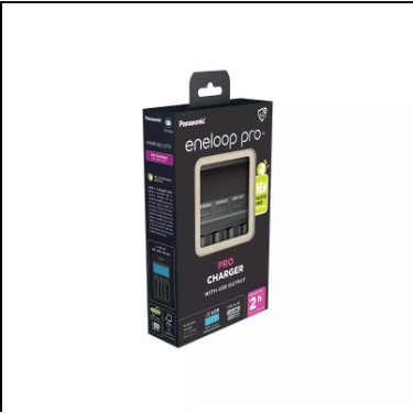 Jual Panasonic Eneloop Charger Lcd Pro Charger Bq-Cc65 Exc Battery ...