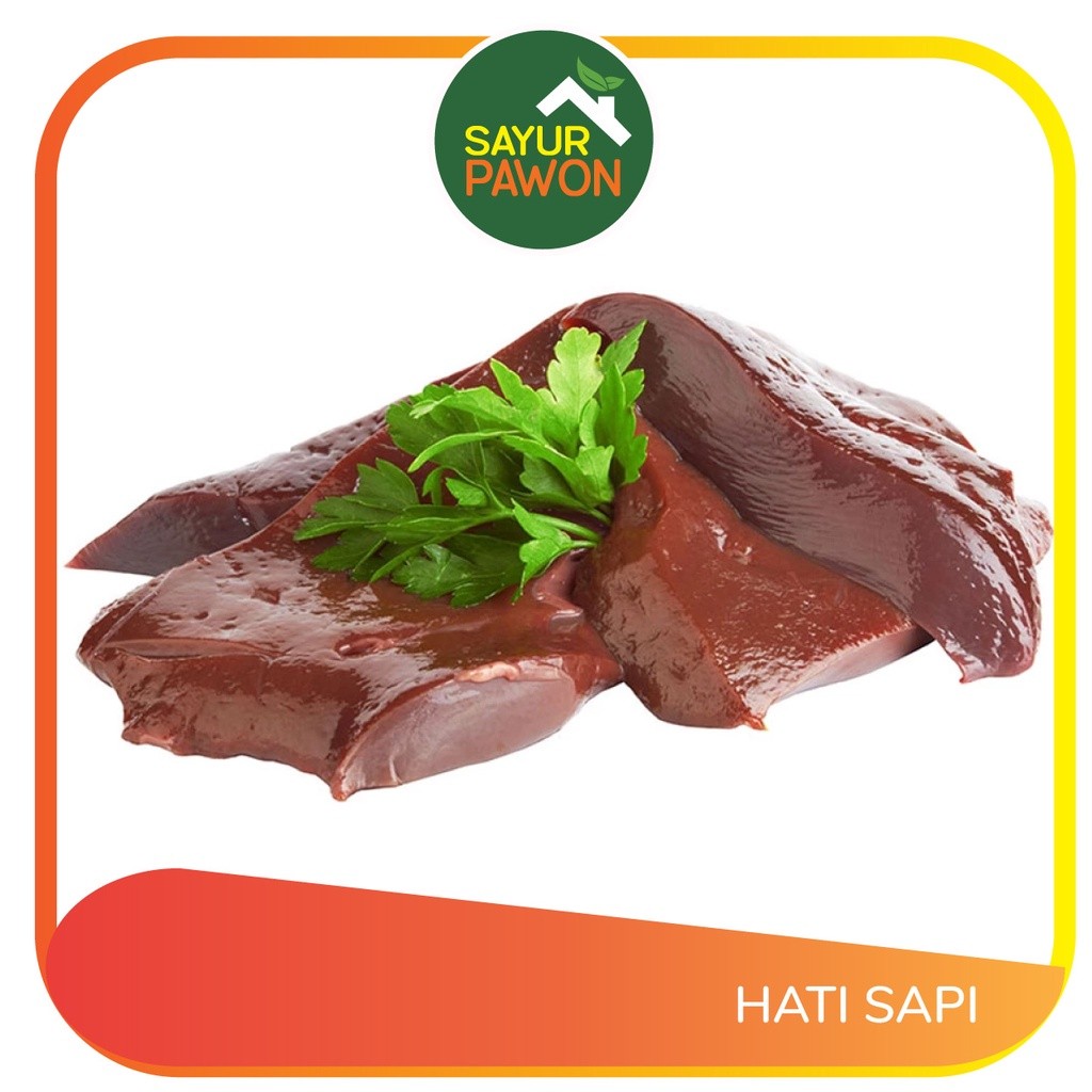 Jual HATI SAPI segar [per 250 gram] - Sayur Pawon Jogja | Shopee Indonesia