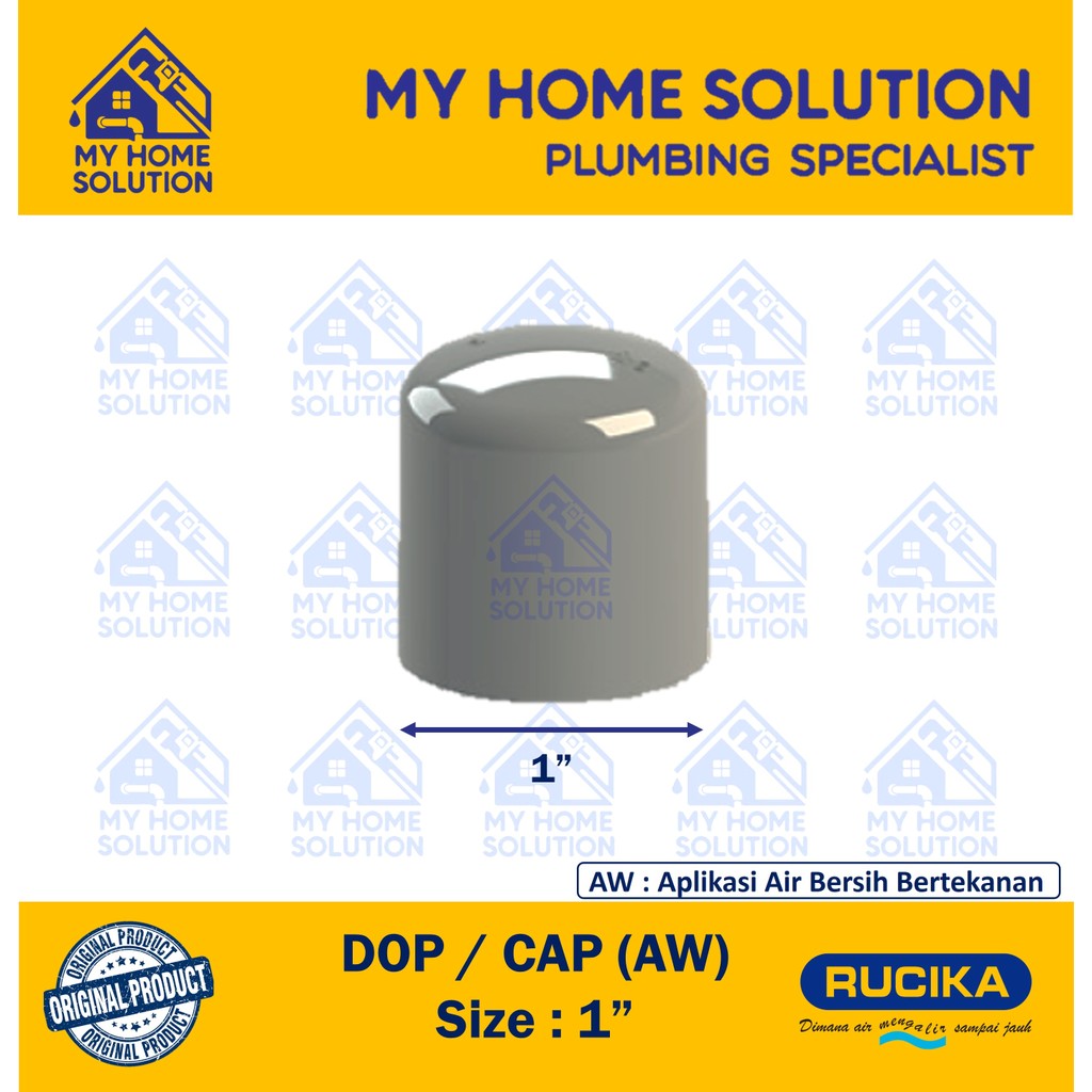 Jual DOP | CAP | TUTUP 1" RUCIKA Tipe AW | Shopee Indonesia