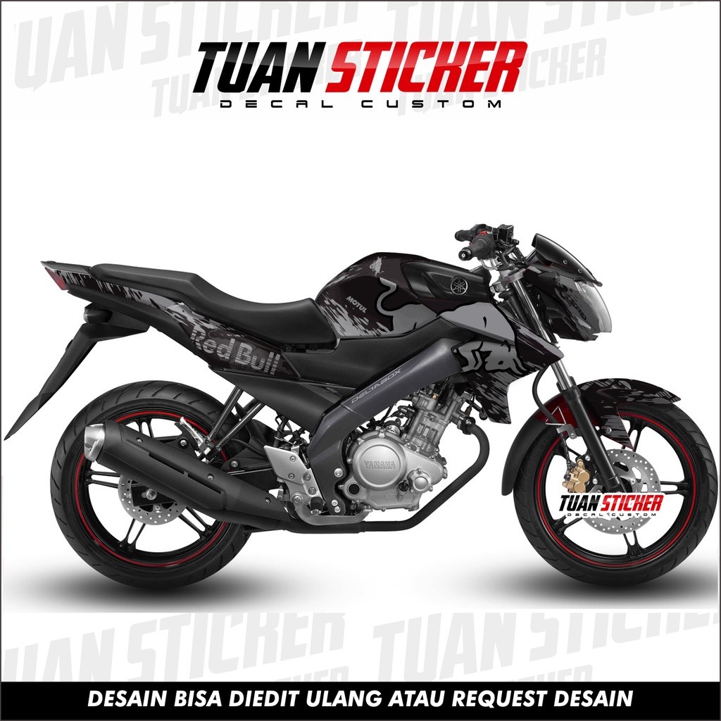 Jual Sticker Decal Vixion Lighting Vixion Sinchan Vixion Nvl RedBull ...