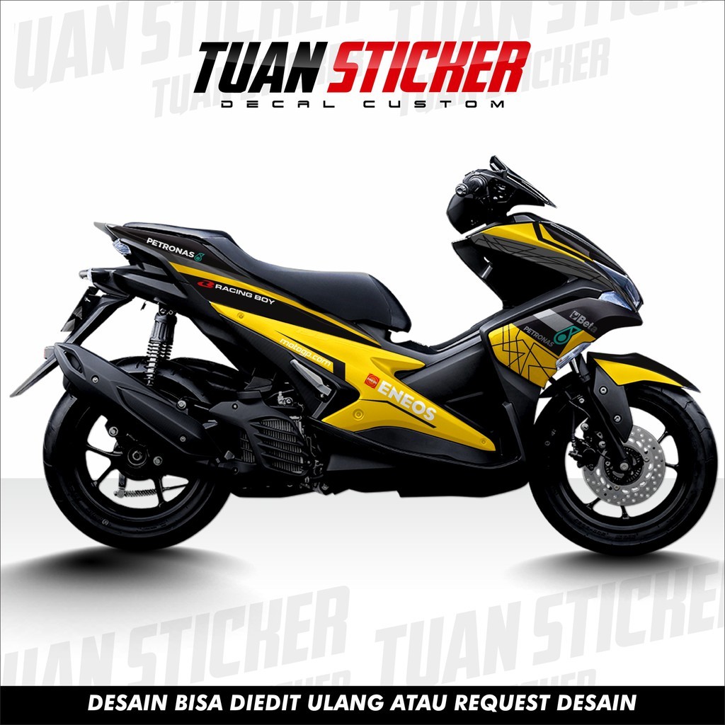 Jual Sticker Striping Decal Aerox 155 full body sticker aerox 155 full ...