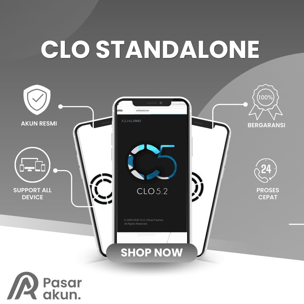 Jual CLO 3d Standalone V7 2023 Desain Pakaian Lifetime Full Version ...