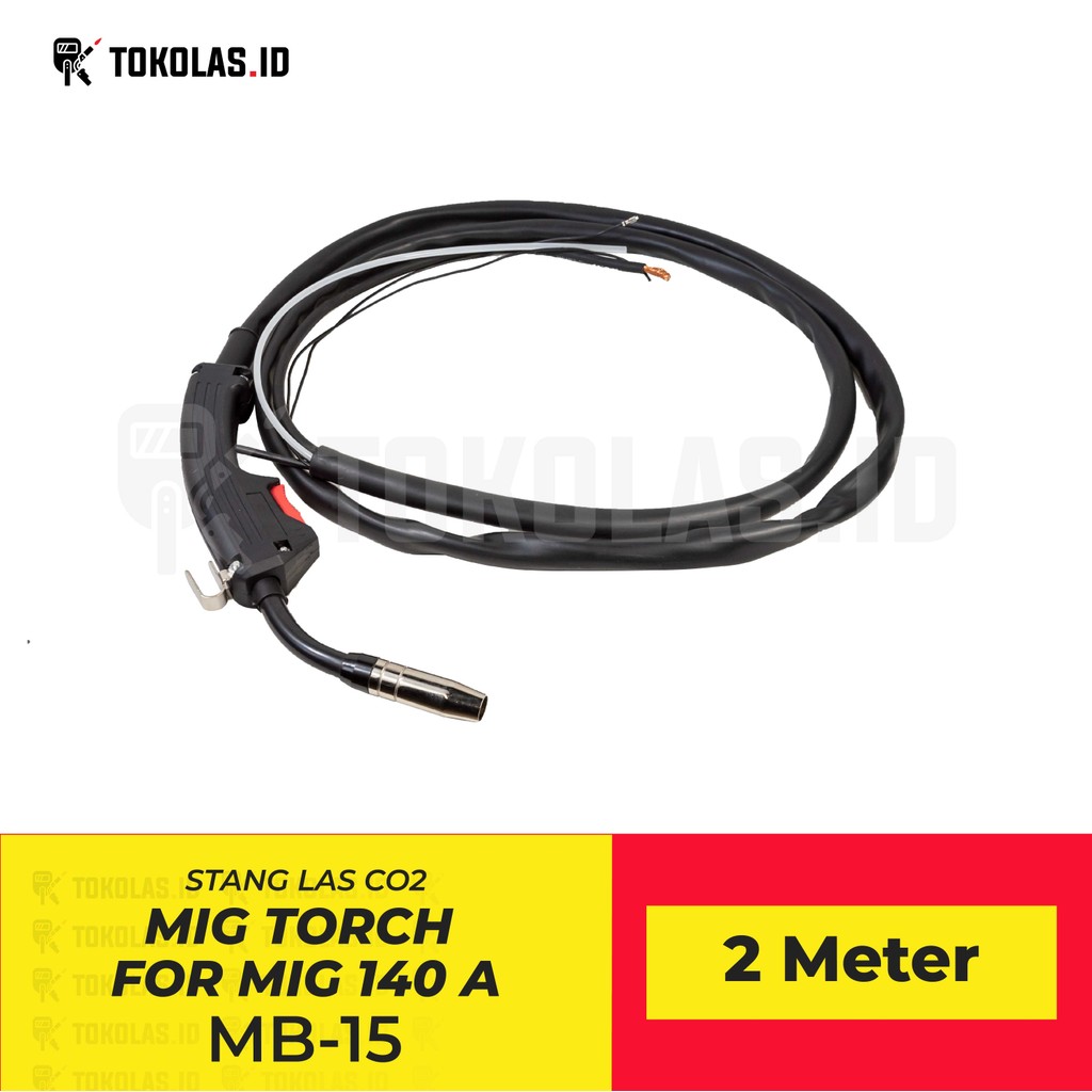 Jual Stang Las MIG Torch CO2 CO Gasless MB15 MB14 14AK Daesung MIG 140 ...