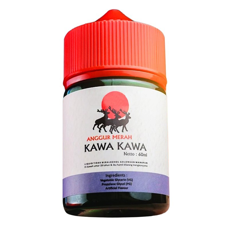 Jual Liquid Kawa Kawa Anggur Merah 60ML by JVS x Kawa Kawa Official ...
