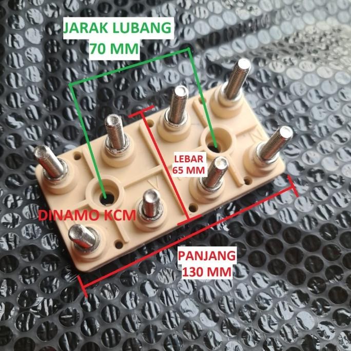 Jual Dijual! Terminal Generator Block 164/184 130Mm*65Mm Jarak Lubang ...