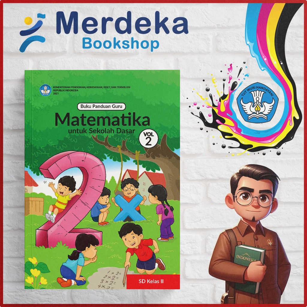 Jual Buku Panduan Guru Matematika SD/MI Kelas 2 Vol 2 K. Merdeka ...