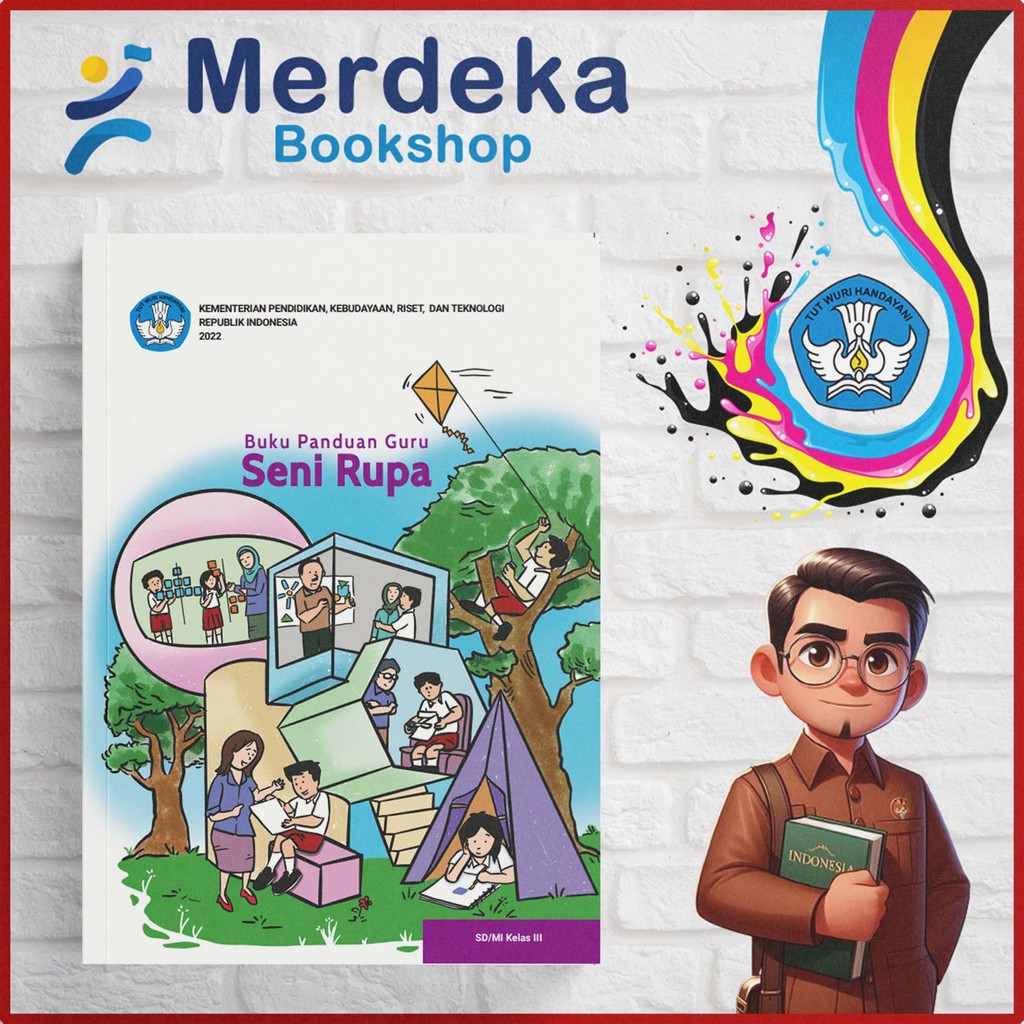 Jual Buku Panduan Guru Seni Rupa SD/MI Kelas 3 K. Merdeka - KEMENDIKBUD | Shopee Indonesia