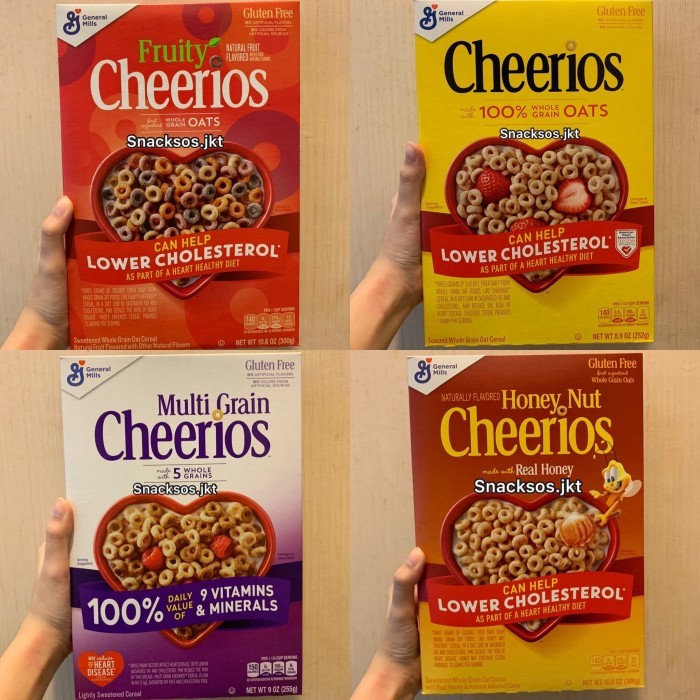 Jual [Box] Cheerios Honey Nut / Fruity / Original Oats / Multi Grain ...
