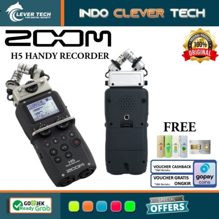 Jual Zoom H5 4-Track Portable Handy Recorder | Shopee Indonesia