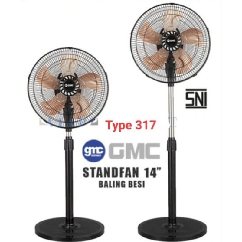 Jual Kipas Besi GMC 14inch BM-317 Kipas Berdiri GMC 14inch | Shopee Indonesia