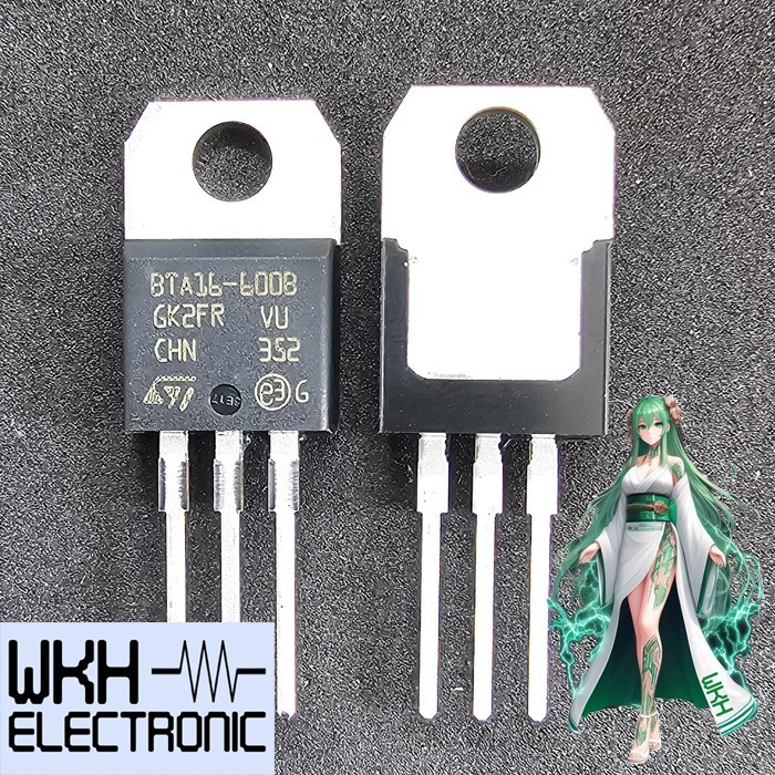 Jual (WKH) ORIGINAL BTA16-600B BTA16-600BWRG BTA16-600BRG TRIAC 16A 600V TO220 | Shopee Indonesia
