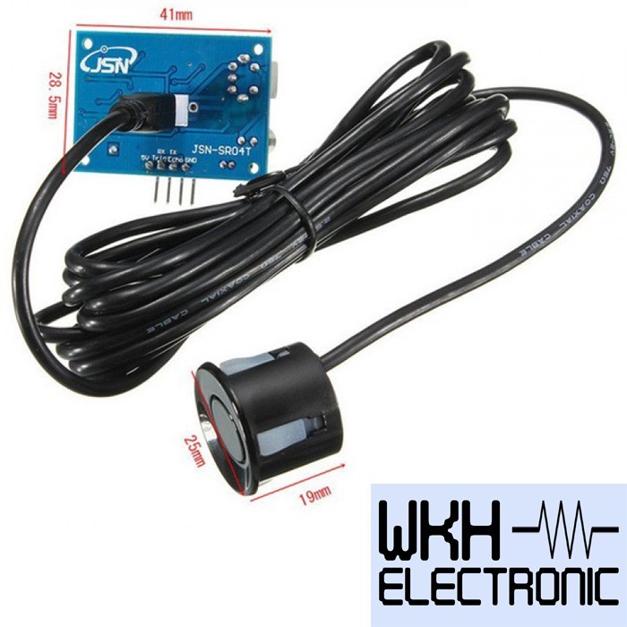 Jual (WKH) ULTRASONIC WATERPROOF SONAR SENSOR MODULE JSN-SR04T JSNSR04T ...