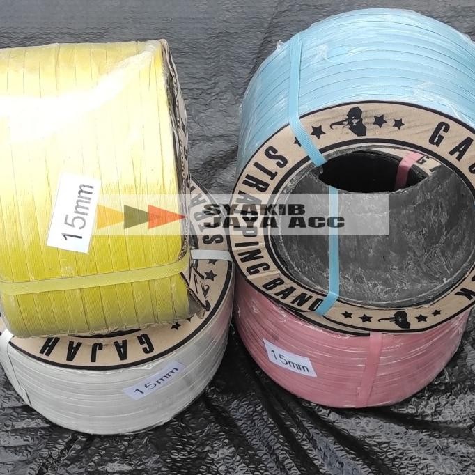 Jual Tali Strapping band/ Tali Packing/Tali klem 15mm,12mm 7kg HARGA ...