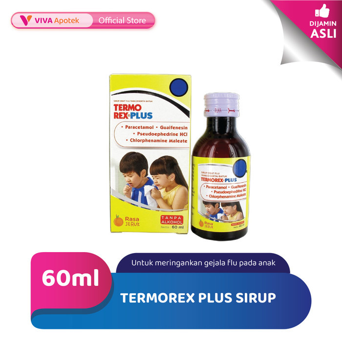 Jual Termorex Plus Sirup Membantu Meringankan Gejal Flu dan Demam (60 ...