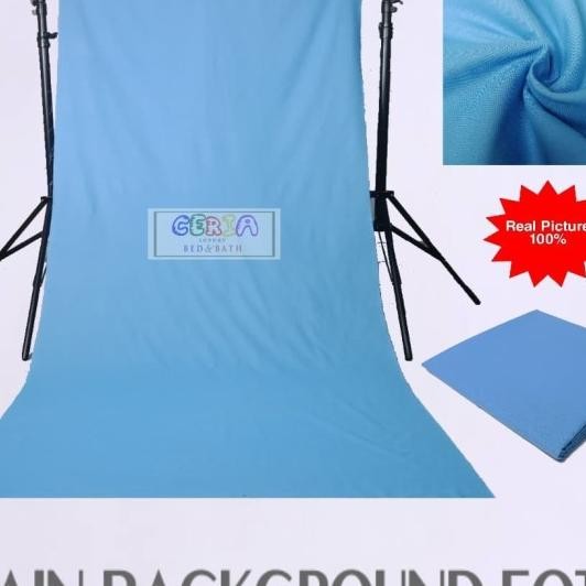 Jual Kain Baground Foto Studio / Badrop Polos P.100X240 Cm U Muda ...