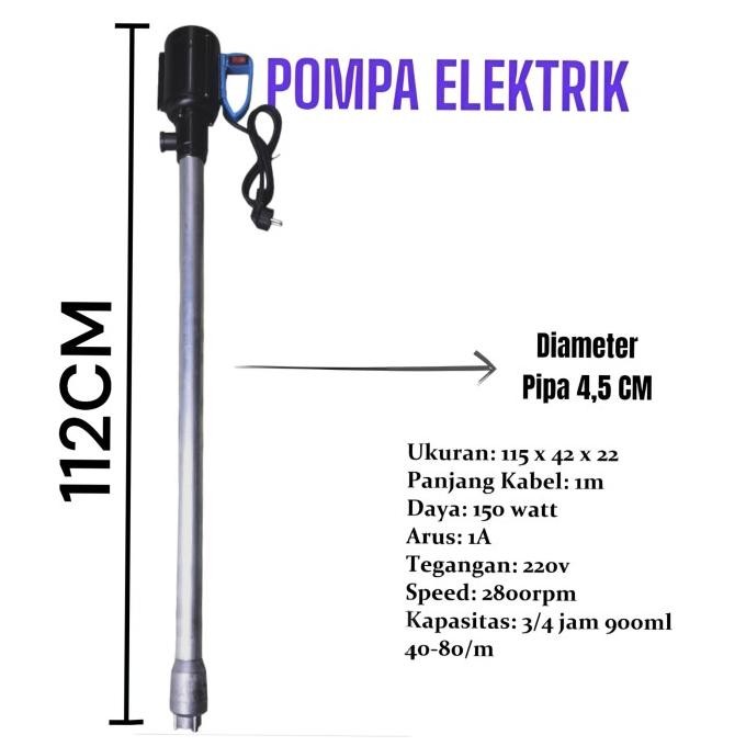 Jual Oli !! Pompa Oli Minyak Bensin Pertamini Drum Elektrik Listrik ...