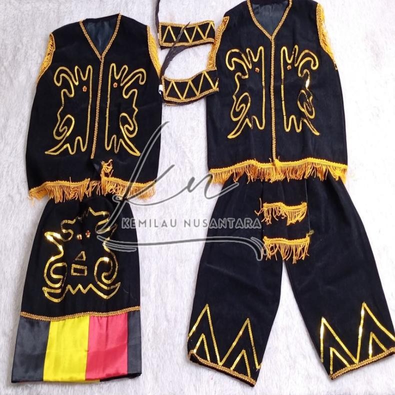 Jual uk-68 BAJU ADAT DAYAK ANAK DAN DEWASA/BAJU KARNAVAL/BAJU BLUDRU ...
