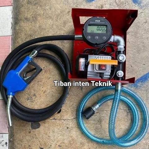 Jual Oli !! Pompa Transfer Bbm Flow Meter Digital Fuel Pump Dispenser ...