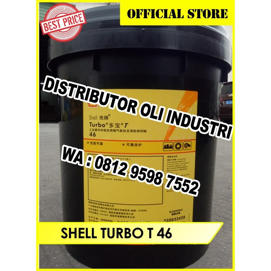 Jual Oli !! Shell Turbo T 46 ( Turbin Dan Compressor Oil ) | Shopee ...