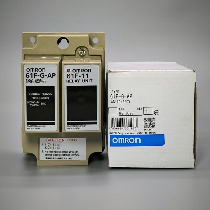 Jual READY - FLOATLESS LEVEL SWITCH WLC 1 TANKI 61F-G-AP OMRON WATER LEVEL CONTROL | Shopee ...