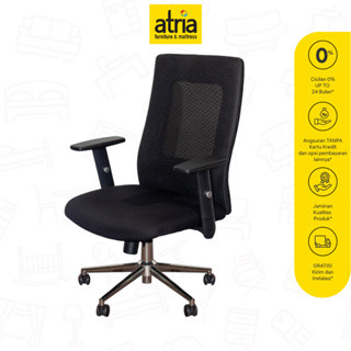 Jual Atria Kursi Kantor Raoul low Chair Atria Black | Shopee Indonesia