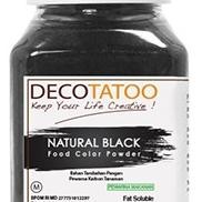 Jual Pewarna Makanan Hitam Bla Decotatoo Color Powder Fat Soluble 20 Gr ...