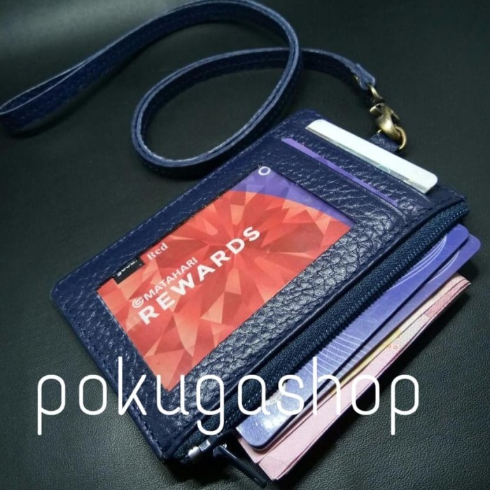 Jual Terbaru!!! Id card holder premium limited / name tag kulit premium ...