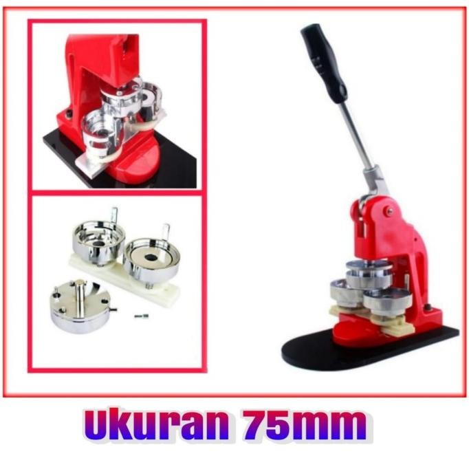 Jual Mesin Press Pin Ukuran 44 Mm/58 Mm/75 Mm | Shopee Indonesia