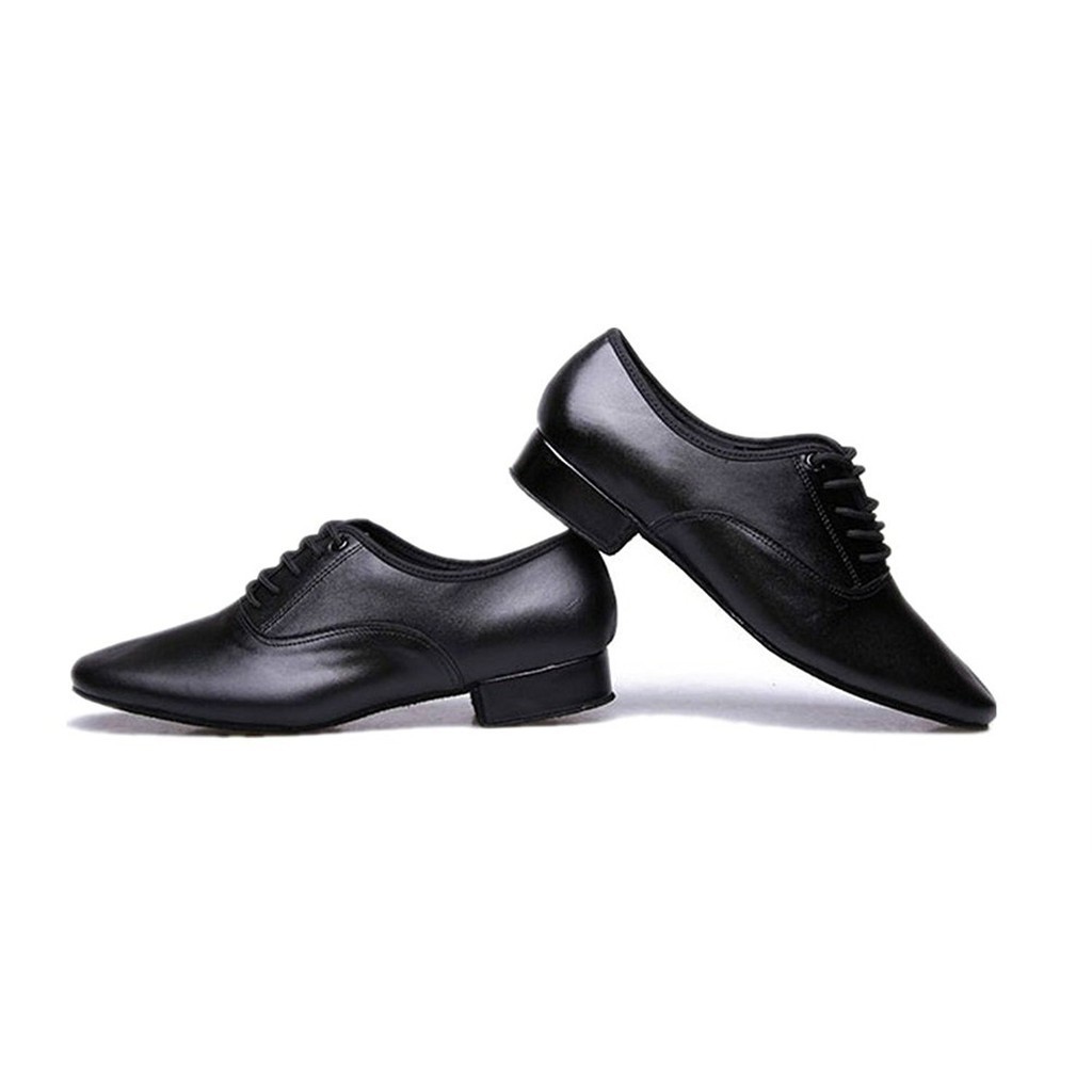 Jual Sepatu Dansa Modern Ballroom Salsa Tango Latin Kulit Profesional ...