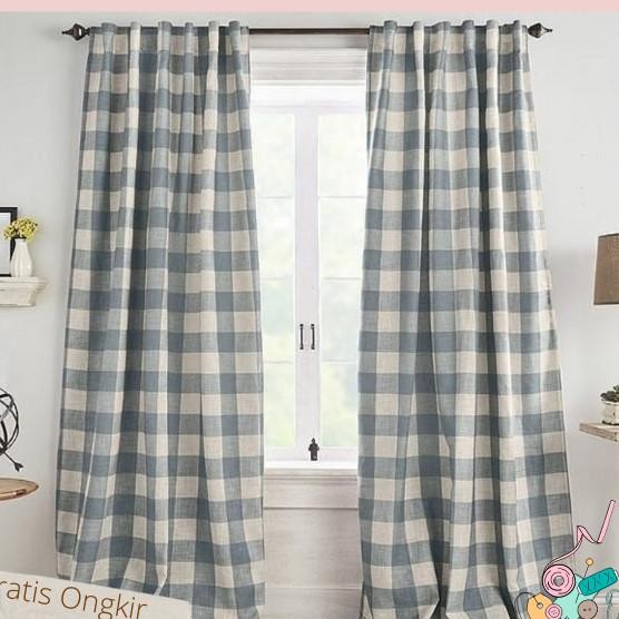 Jual Gorden Hordeng Gordyn Selongsongan Shabby Chic Farmhouse | Shopee ...