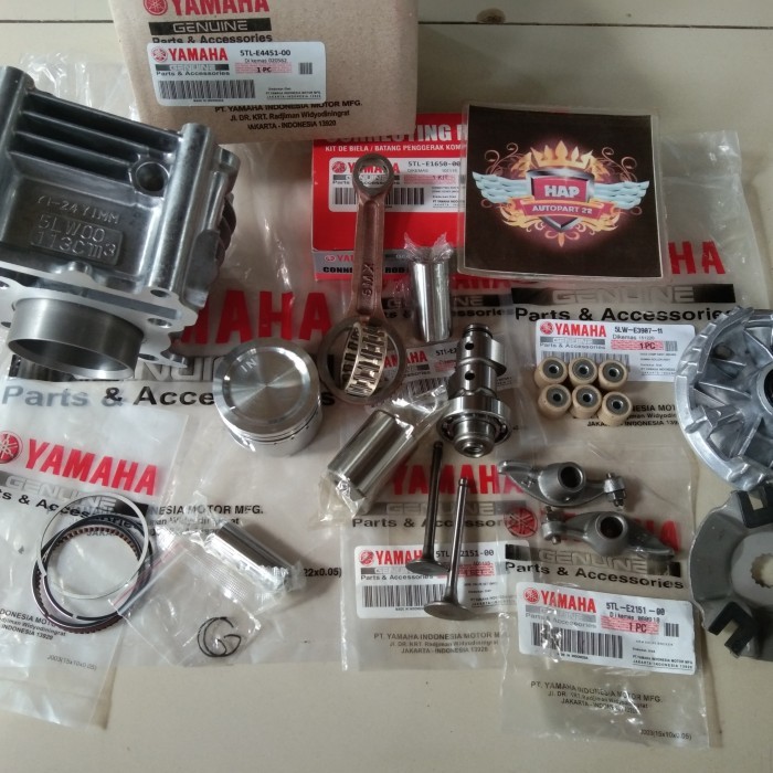 Jual Paket Blok Seher Komplit Yamaha Mio Lama Mio Sporty Mio Smile Fino Kar | Shopee Indonesia