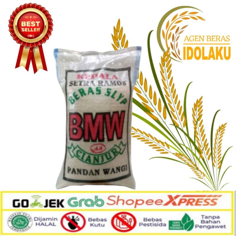 Jual Beras BMW Cianjur 5kg 10kg dan 20kg | Shopee Indonesia