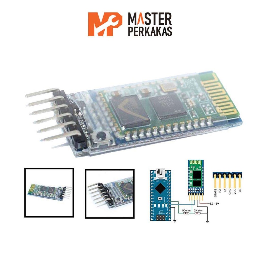 Jual Modul Bluetooth HC05 MP / Arduino Module HC-05 Transceiver Uno ...