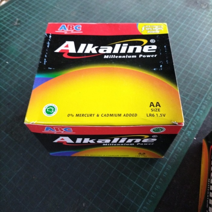 Jual Baterai Alkaline Aa(A2) Dan Aaa(A3) Harga Per Box Isi 24 Baterai ...