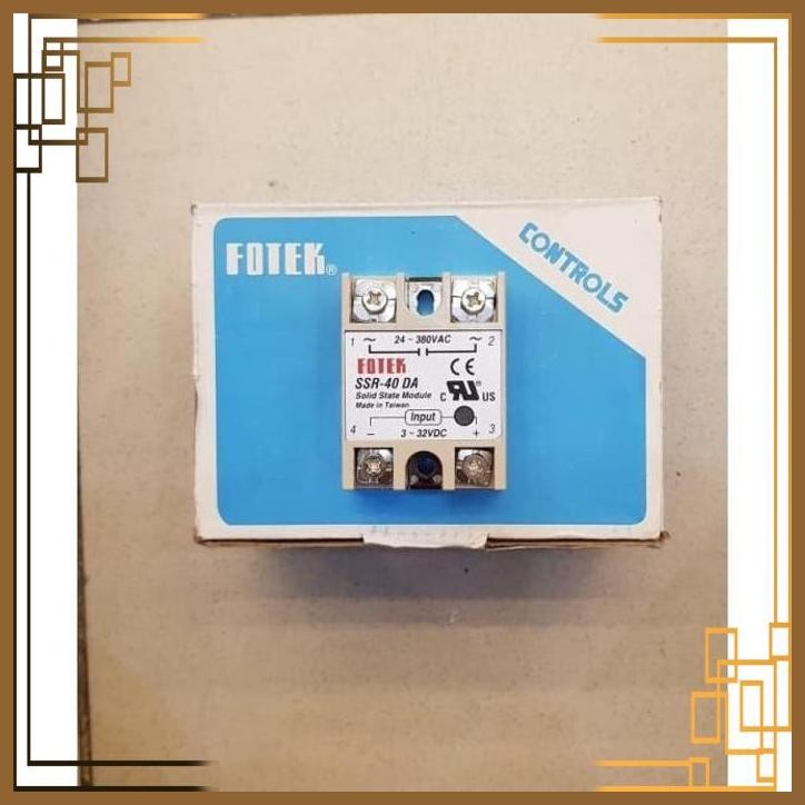Jual [AAI] SOLID STATE RELAY FOTEK SSR-40DA / SSR 40 DA / 40-DA ...