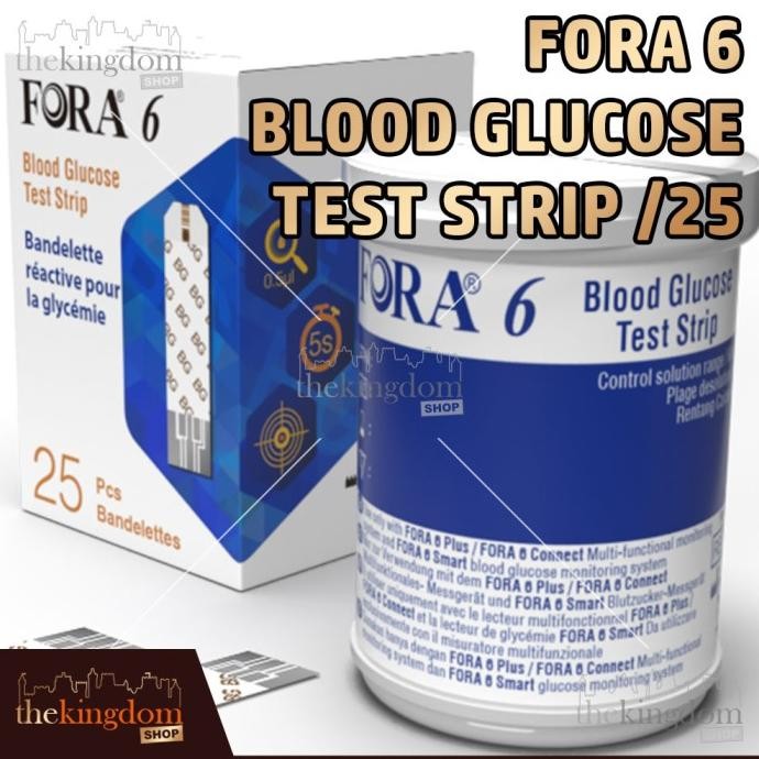 Jual Fora 6 Plus Strip Refill Gula Kolesterol Asam Urat Hemoglobin ...