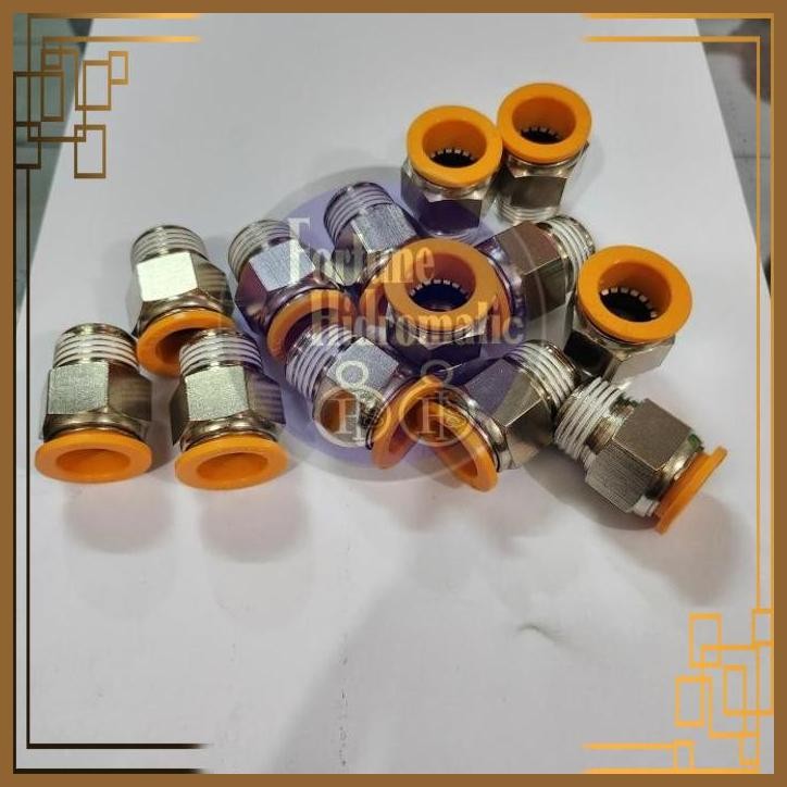 Jual [FHM] FITTING PNEUMATIC MPC16 -04 / FITING LURUS SELANG 16MM ...