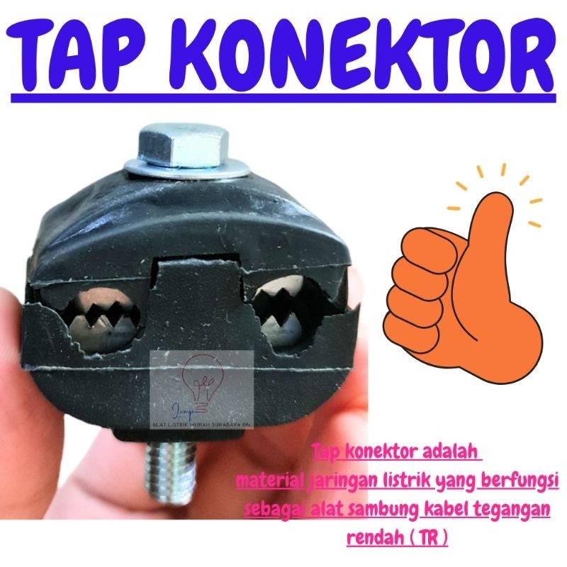 Jual Tap konektor tap conector / jaringan PLN kabel SR JTR JTM jaringan pln fiber optik ancoring ...