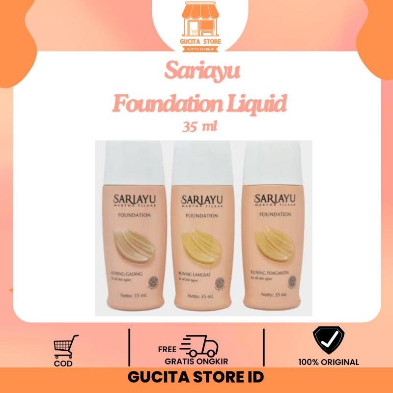 Jual SARI AYU FOUNDATION | 35 ml | Shopee Indonesia