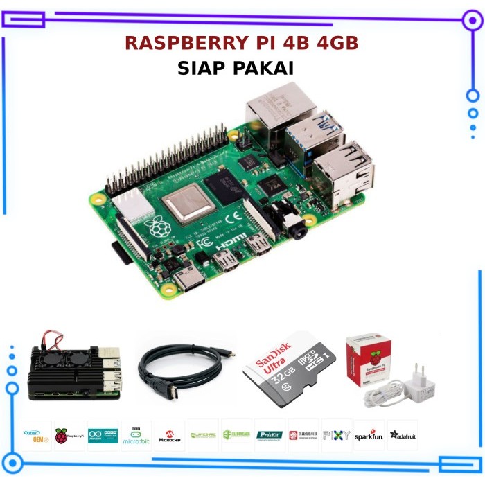 Jual Raspberry Pi 4 Ram 4Gb Otr | Shopee Indonesia