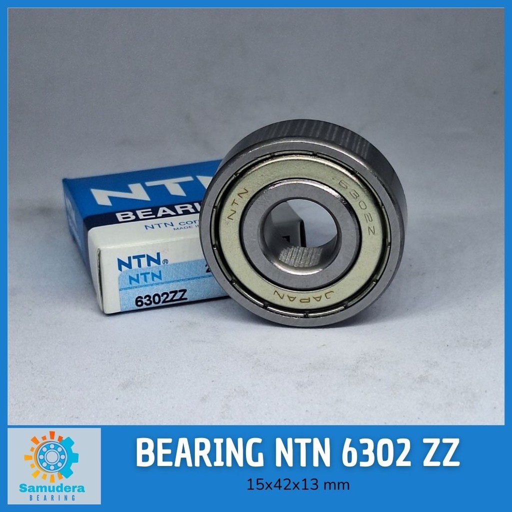 Jual Bearing Laher NTN 6302 ZZ Japan Laker Klaher Tutup Besi Dua Sisi | Shopee Indonesia