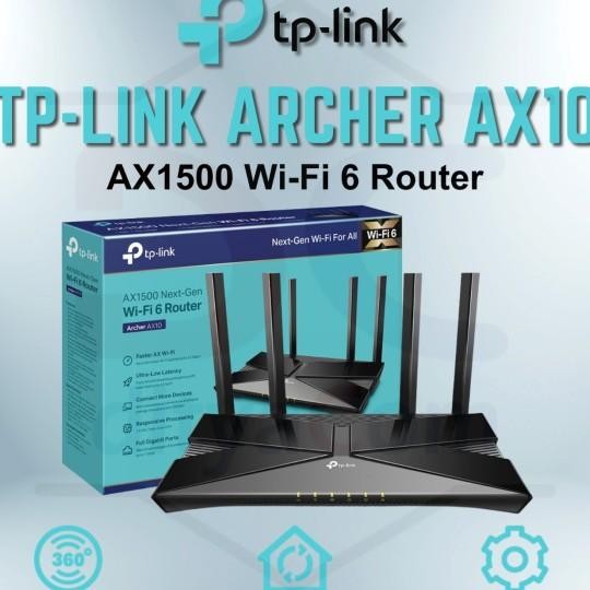 Jual Tp-Link Archer Ax10 Ax1500 Dual-Band Wi-Fi 6 Router | Shopee Indonesia