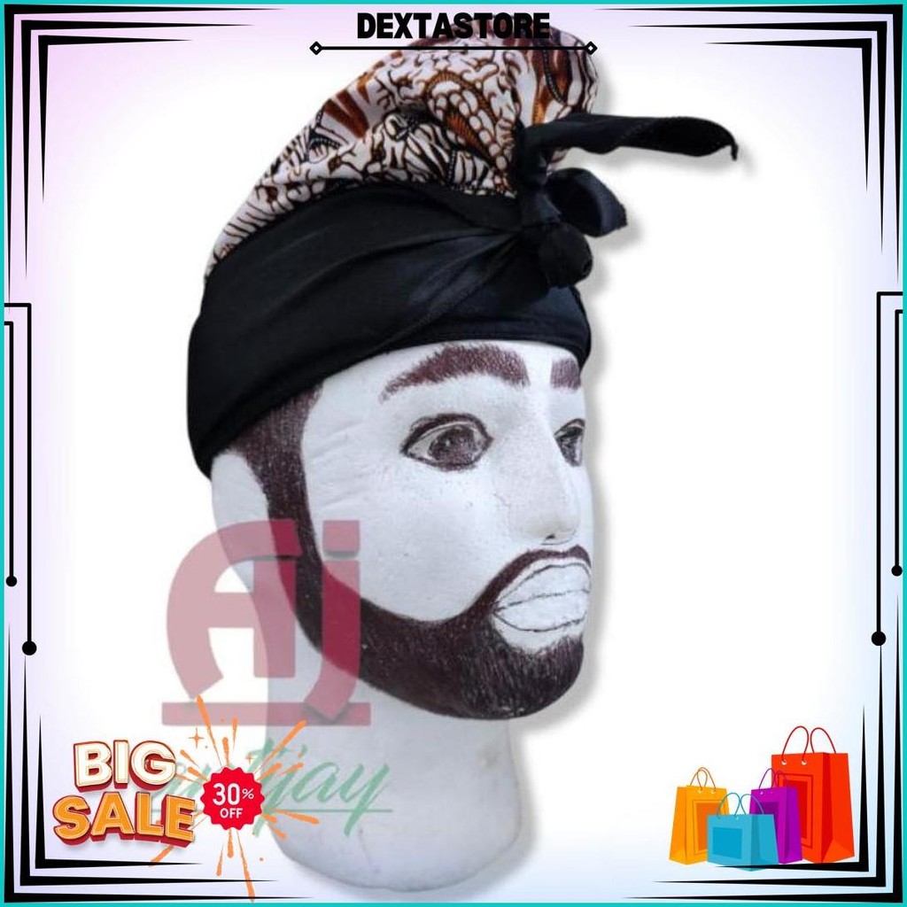 Jual Udeng Bali Jadi Topi Khas Adat Budaya Indonesia Ukuran Kepala Pria ...