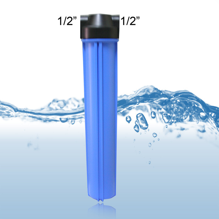 Jual Housing Filter Biru 20 " ( In Out 1/2 " ) | Shopee Indonesia