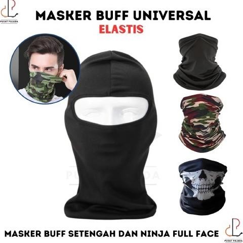 Jual Masker Buf Baf Motor Bandana Slayer Scraf Balaclava Hitam Ninja ...