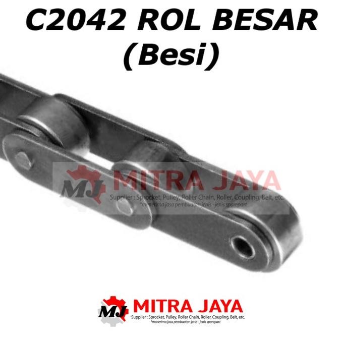 Jual Rantai C2042 Rol Besar Besi Double Pitch Chain Conveyor Roll C ...